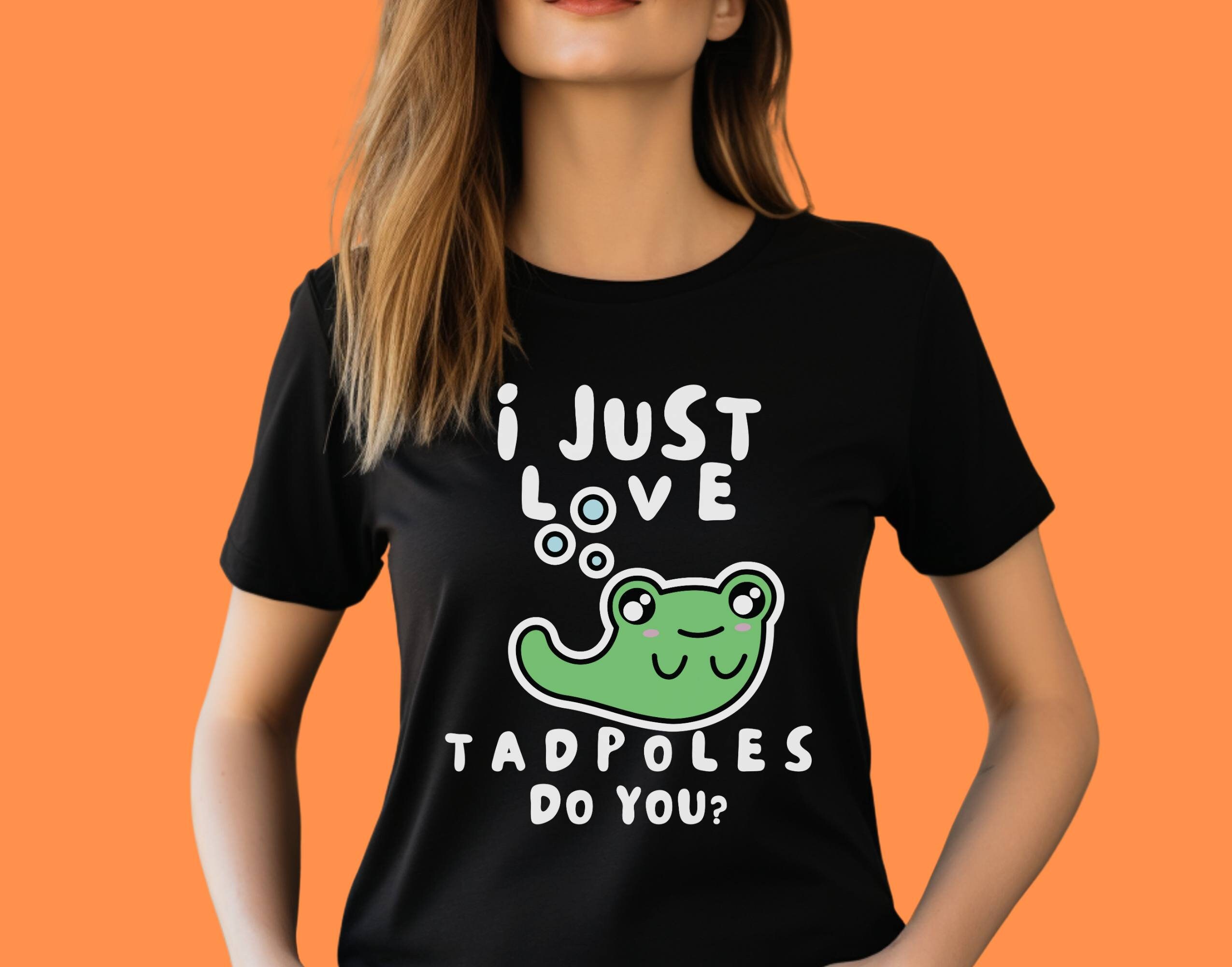 Cute Tadpole Shirt, Tadpole T-shirt, Frog T-shirt, Funny Biology Shirt ...