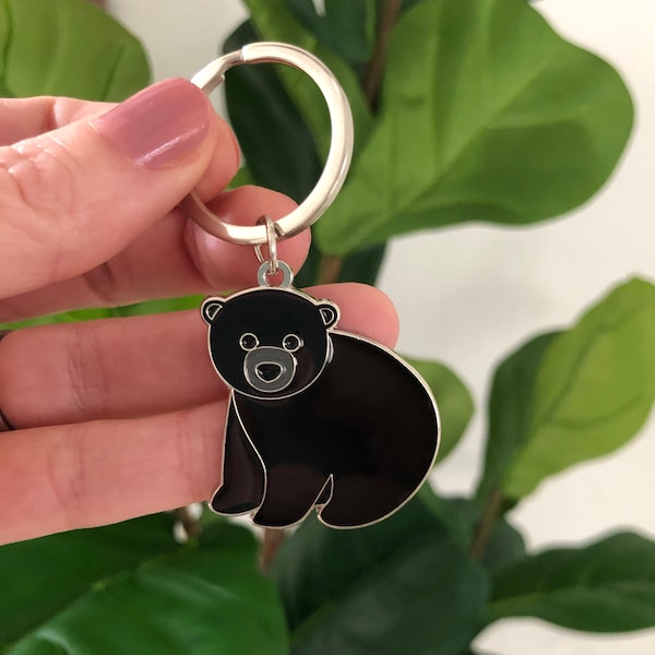 Bear Keychain - Etsy