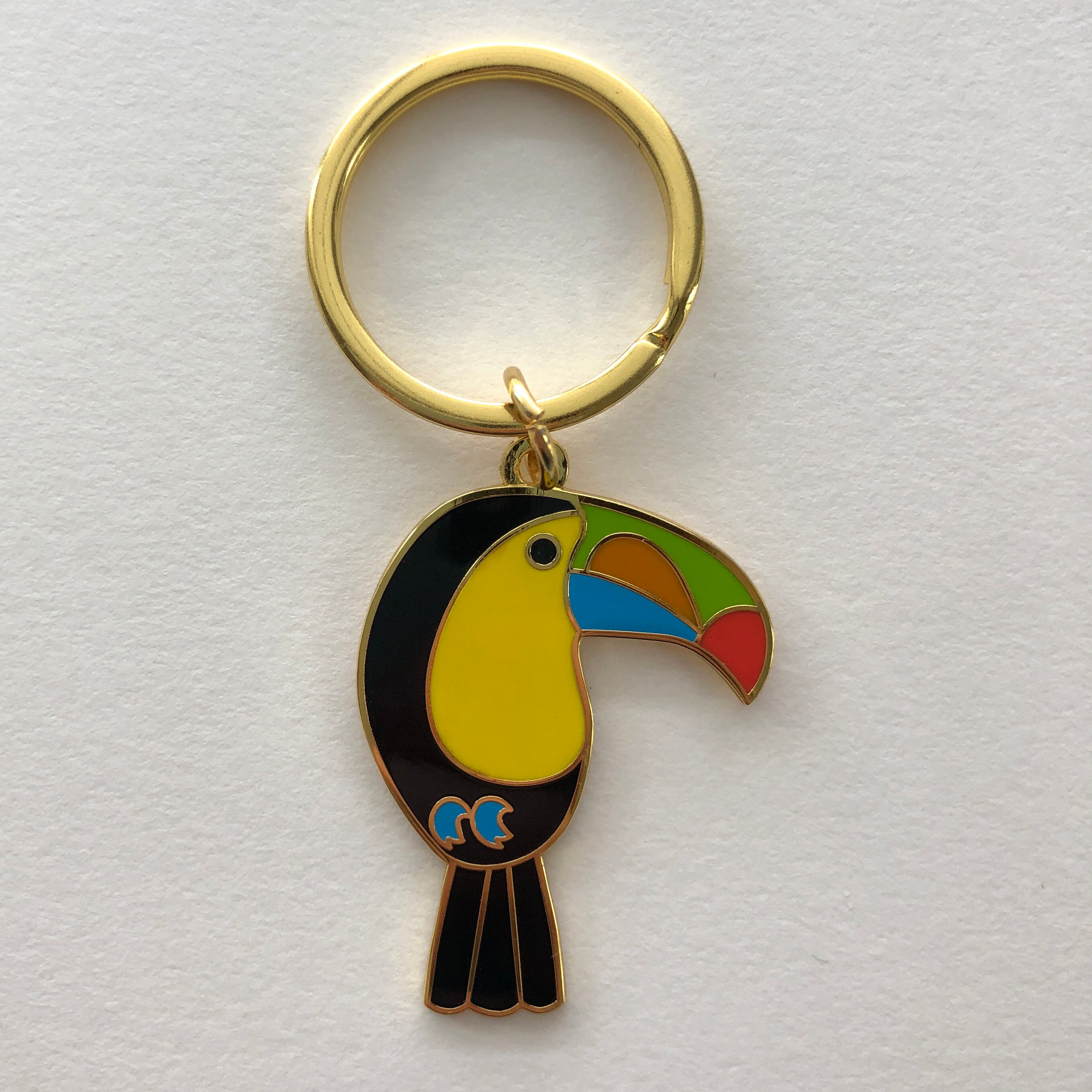 Toucan Keychain - Etsy