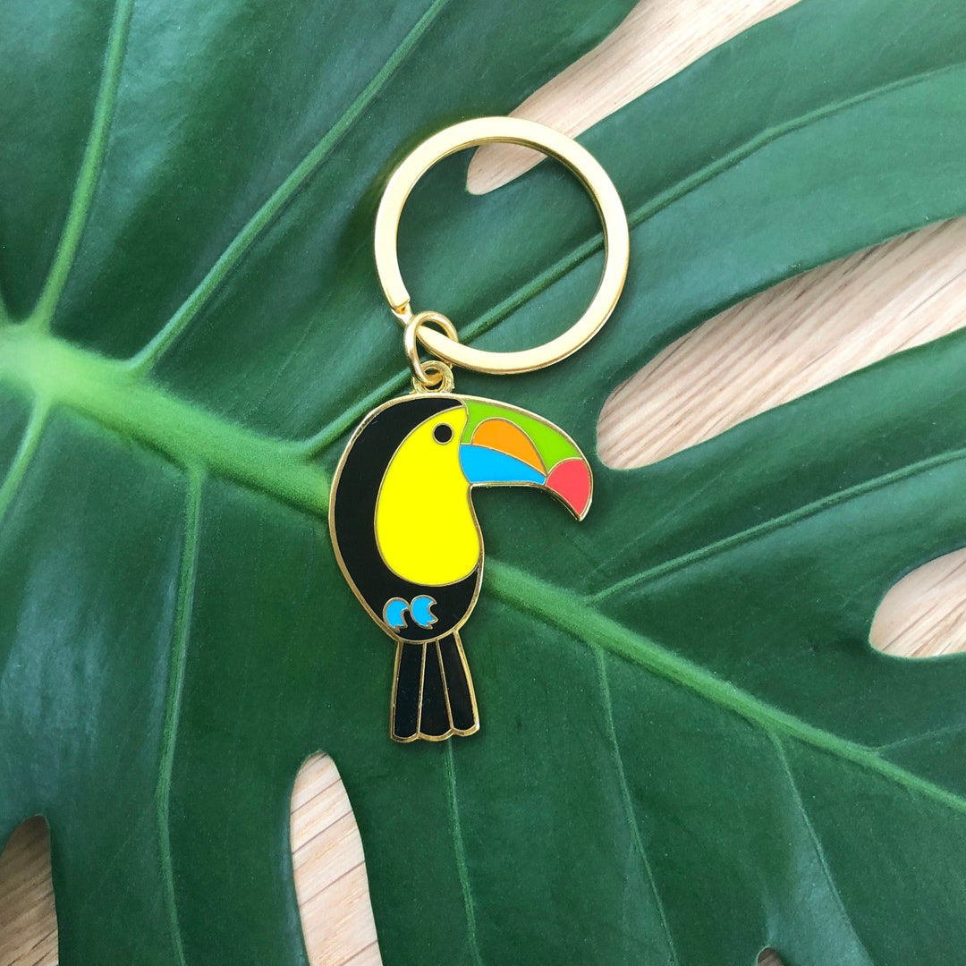 Toucan Keychain - Etsy