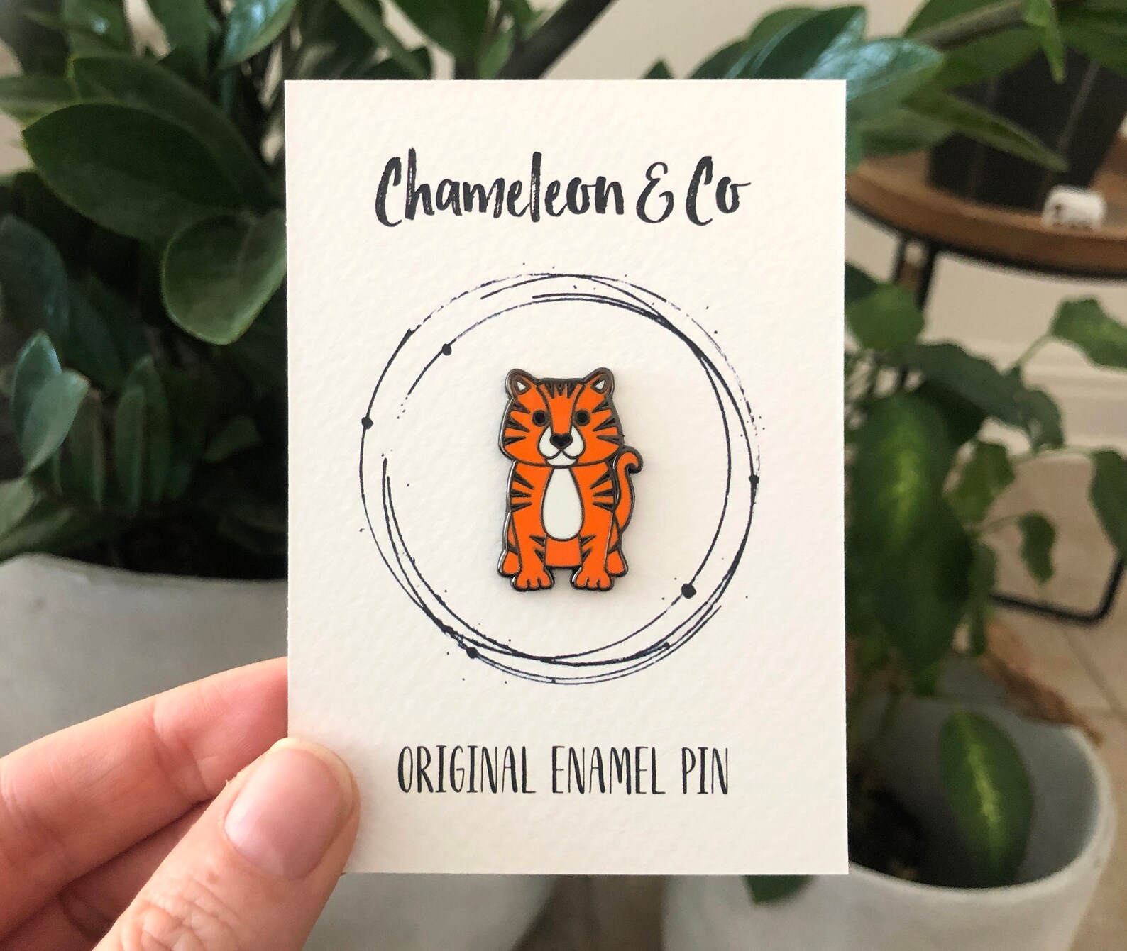 Tiger Enamel Pin Badge - Etsy