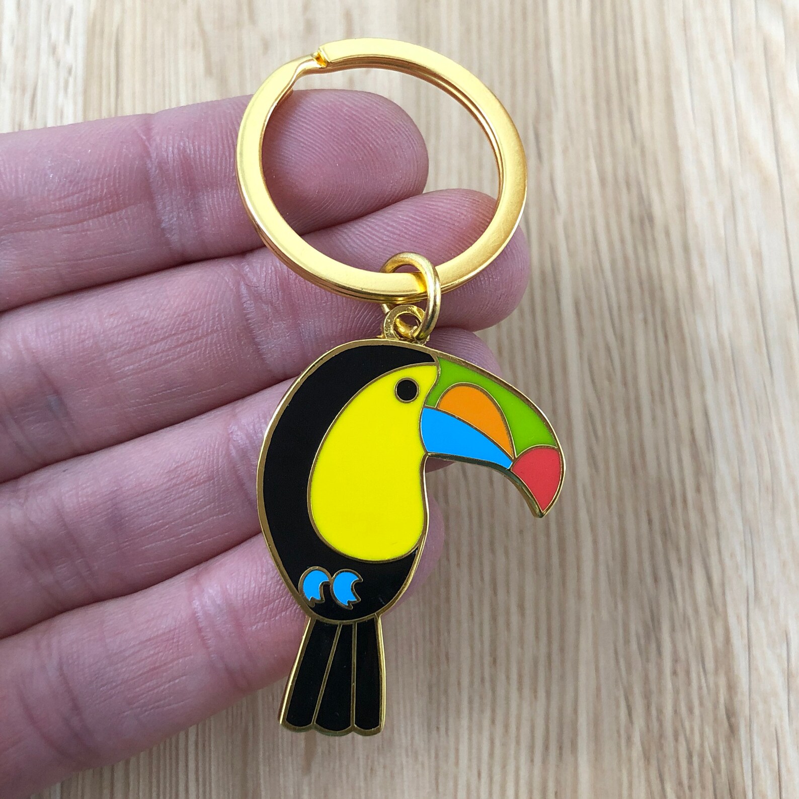 Toucan Keychain - Etsy