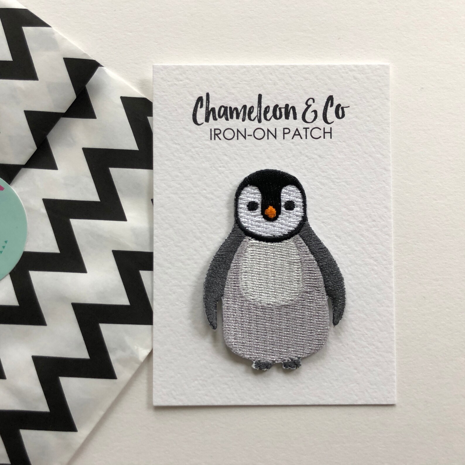 Penguin Iron on Patch Penguin Embroidery Patch Penguin - Etsy