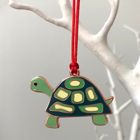 Turtle Christmas Tree Decoration - Etsy