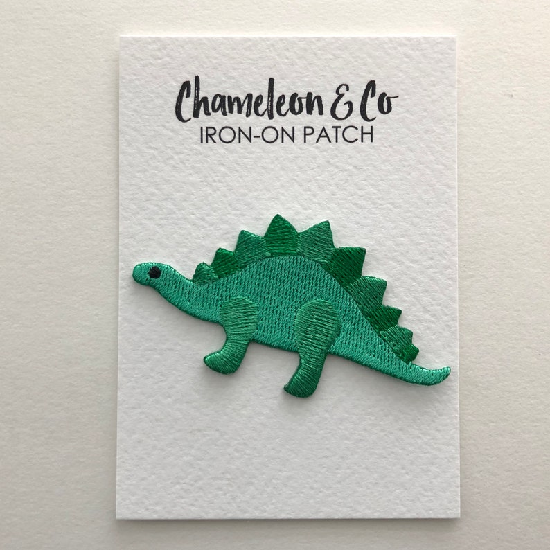Dinosaur Iron on Patch Dinosaur Embroidery Patch Dinosaur - Etsy
