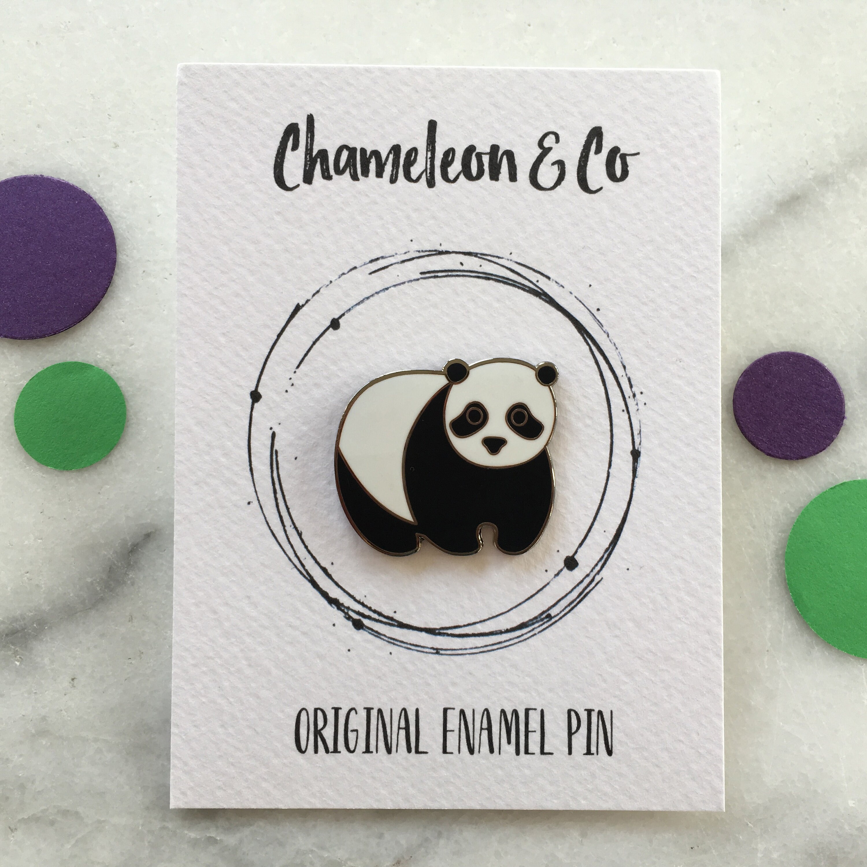 Panda Enamel Pin Badge - Etsy