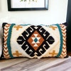 Punch Pillow , Hand Tufted Punch Needle Pillow Cover / Psychedelic ...