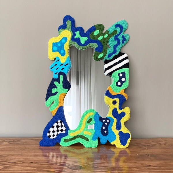 Tufted Mirror - Etsy