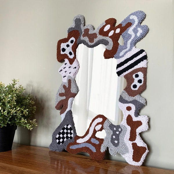 Tufted Mirror - Etsy