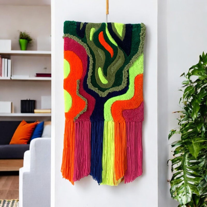 Tufted Wall Hanging - Etsy