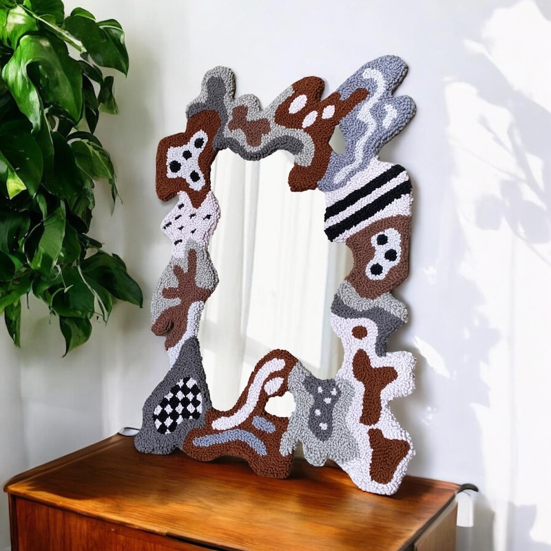 Tufted Mirror - Etsy