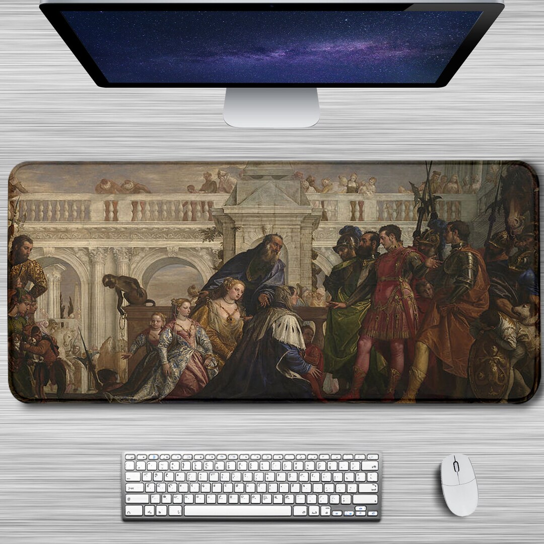 Artwork Desk Mat Art Desk Pad Famous Painting Mouse Pad XXL Large Paolo ...