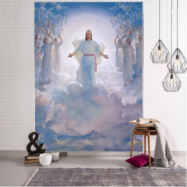 Jesus Wall Tapestry Aesthetic - Etsy