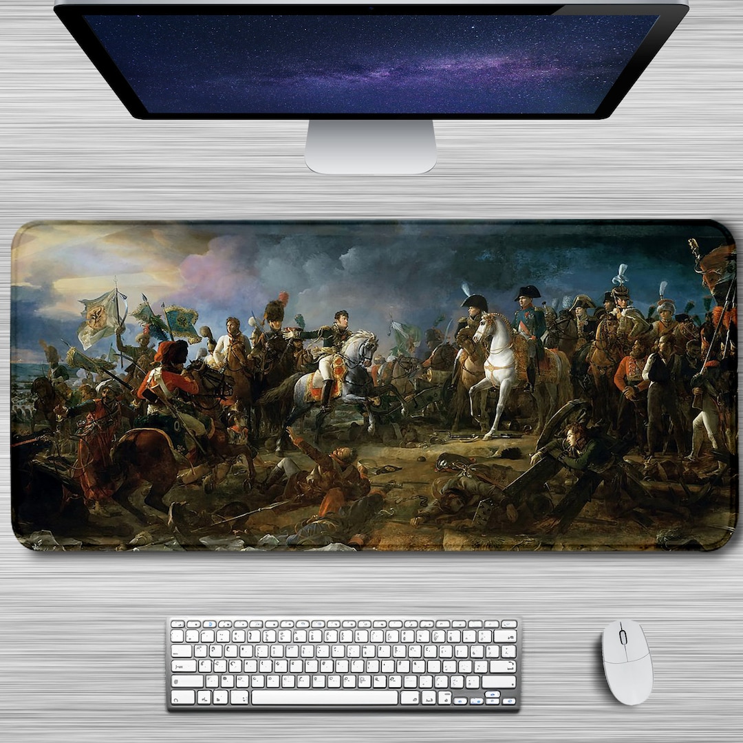 Battle Mouse Pad Napoleonic Military Art Large, Extended XL Mousepad ...
