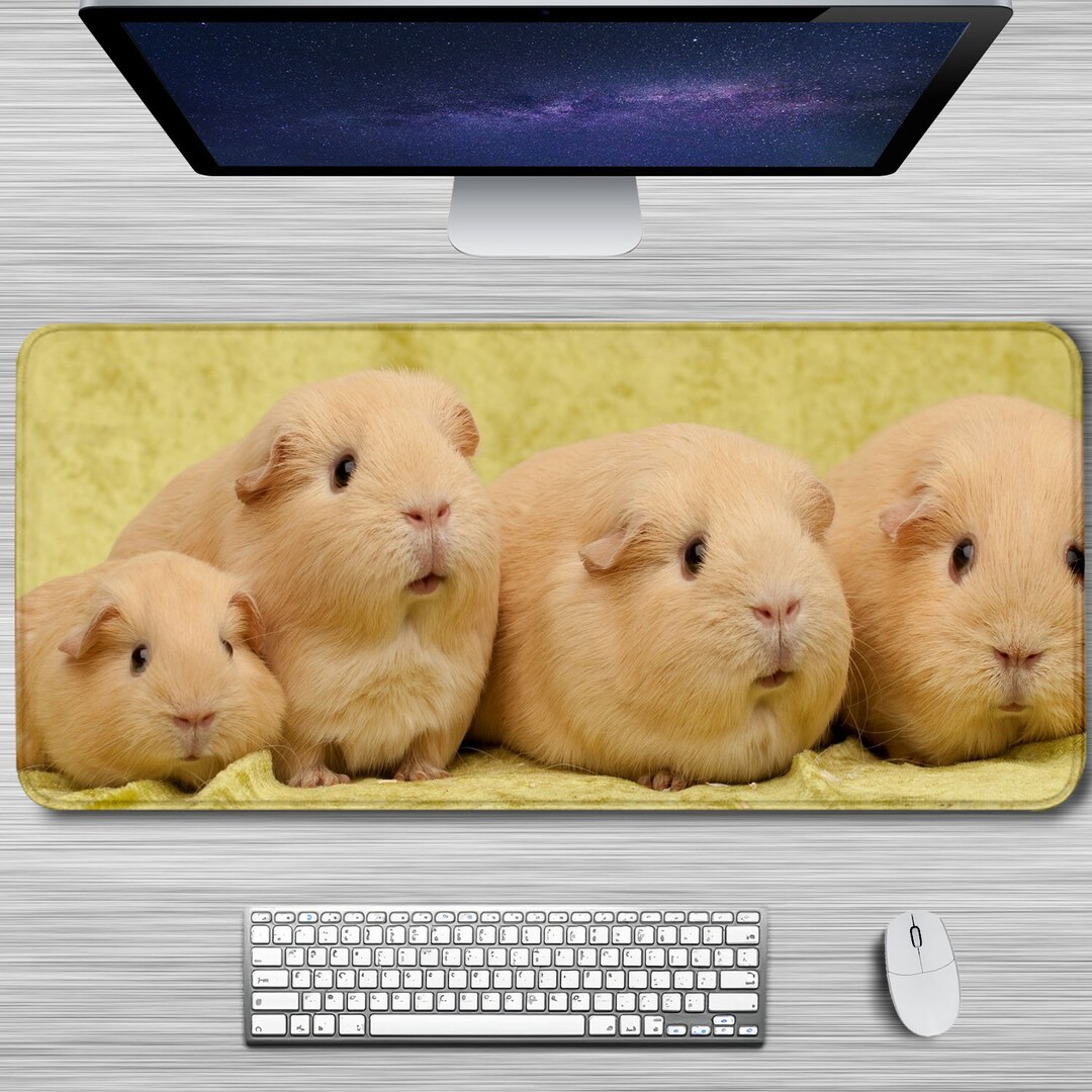 Guinea Pig Desk Mat Animal Desk Pad Pet Mouse Pad XL Large, High ...