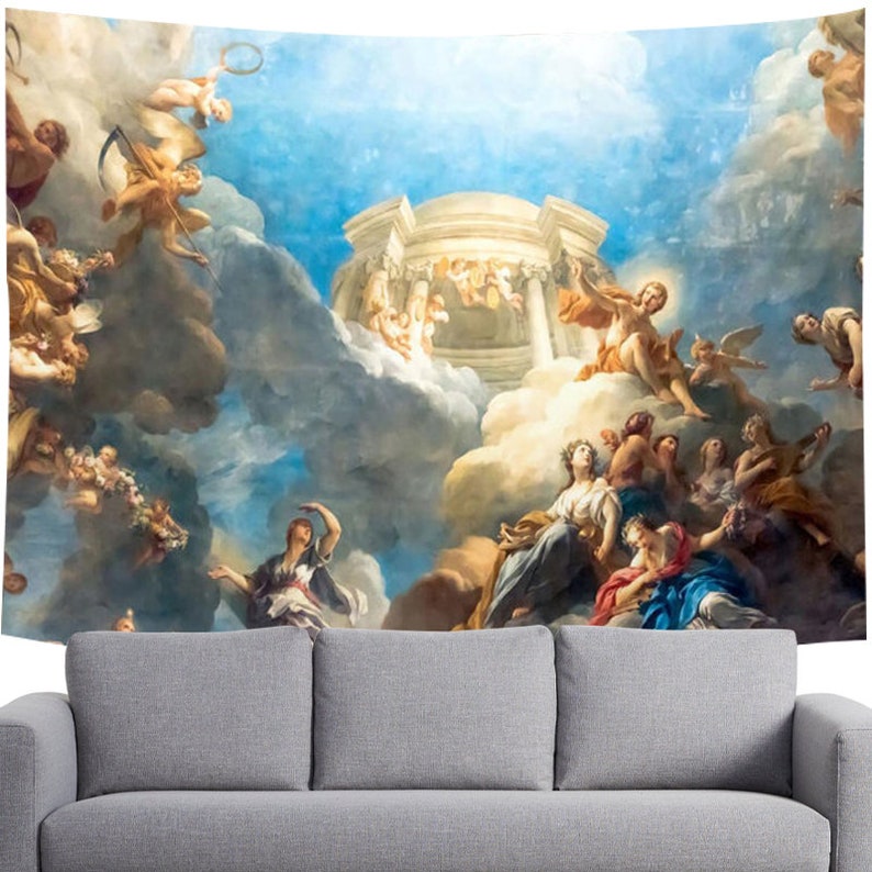 Christian Renaissance Art Tapestry the Apotheosis of Hercules Artwork ...