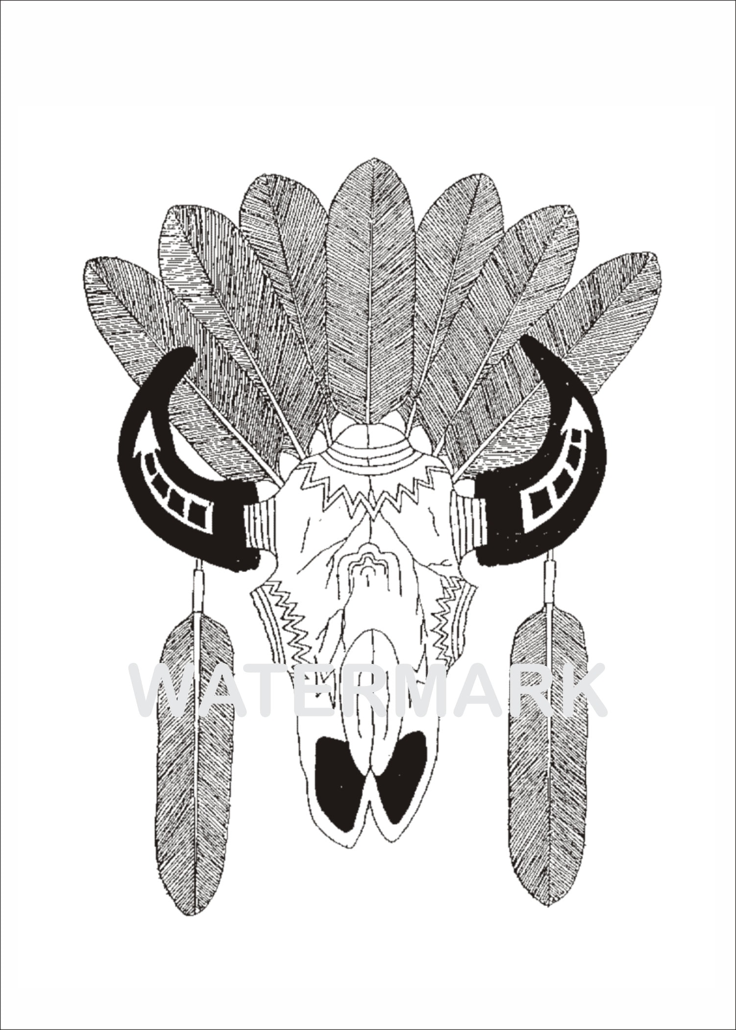 Native American Indian Theme Boxed Set of 10 Assorted A7 5x7 W ...