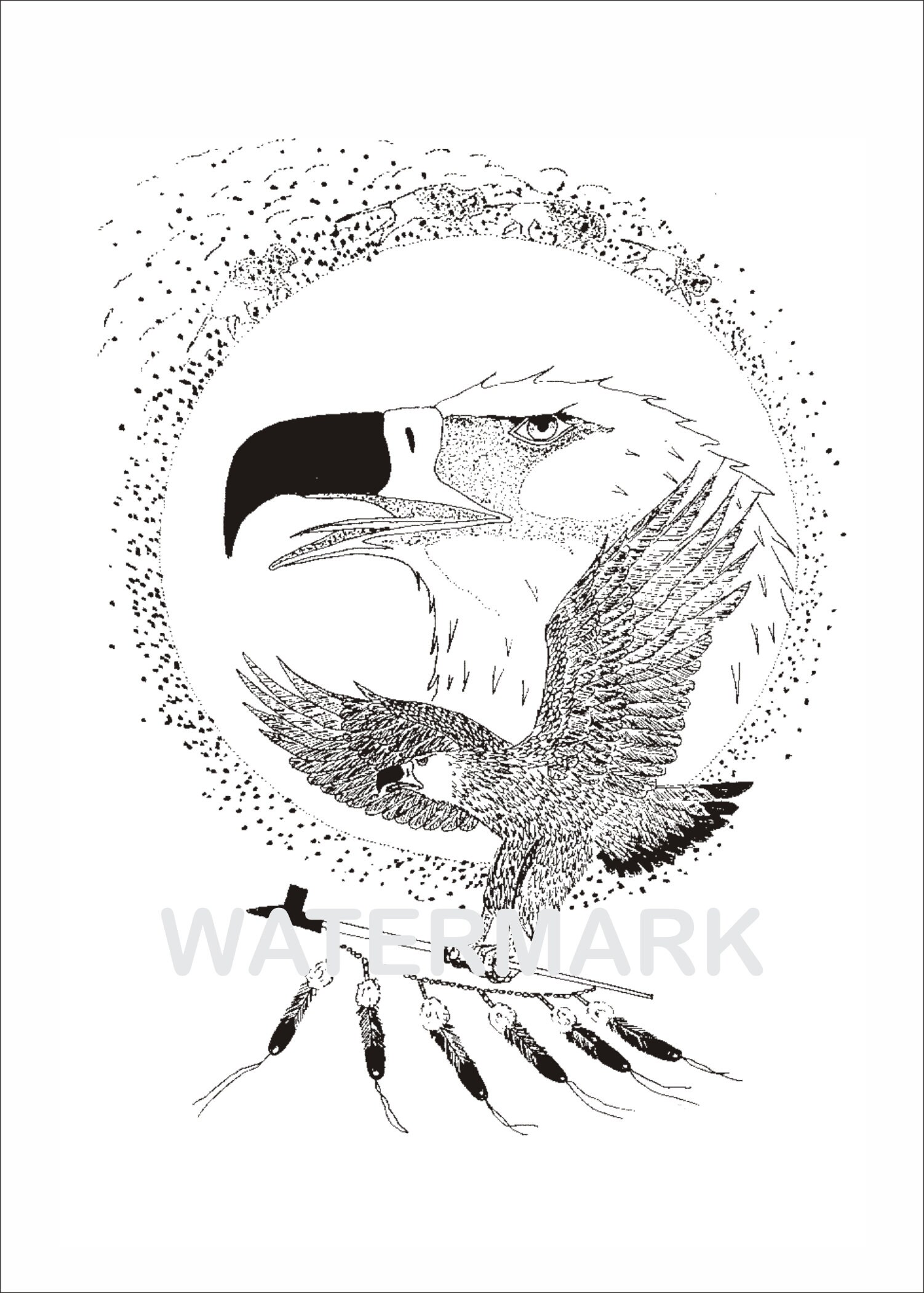 Native American Indian Theme Boxed Set of 10 Assorted A7 5x7 W ...