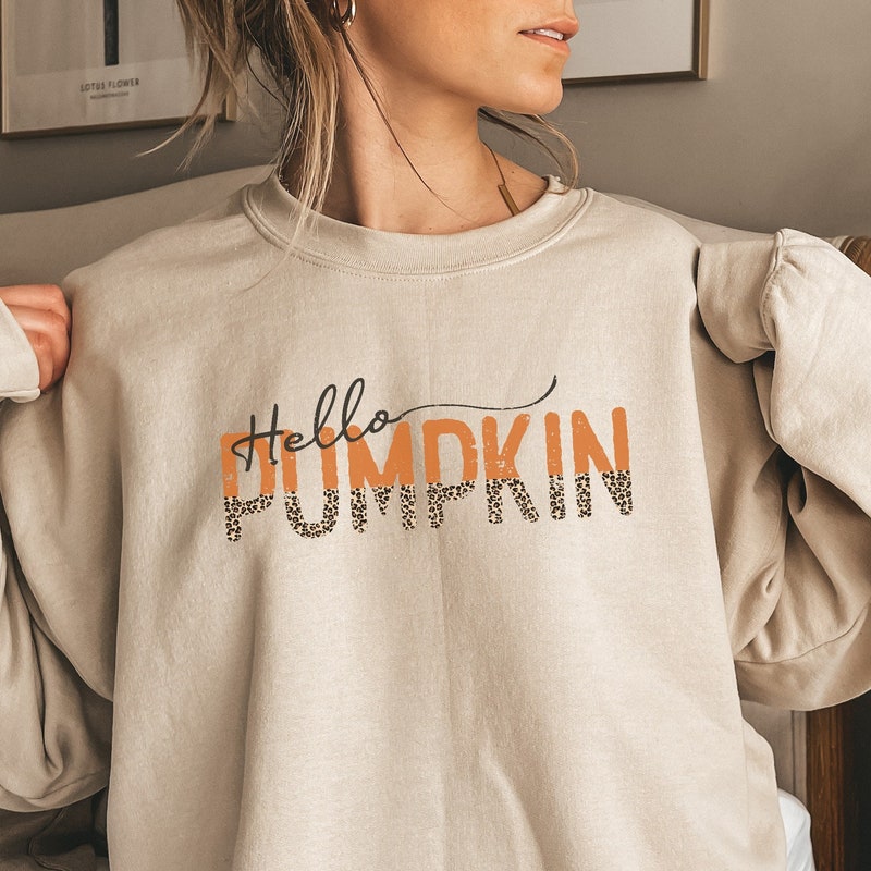Hello Pumpkin Sweatshirt - Etsy