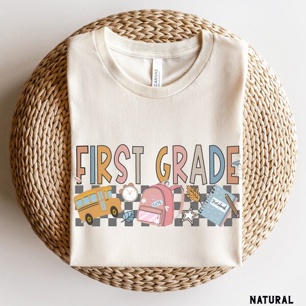 First Grade Shirt - Etsy