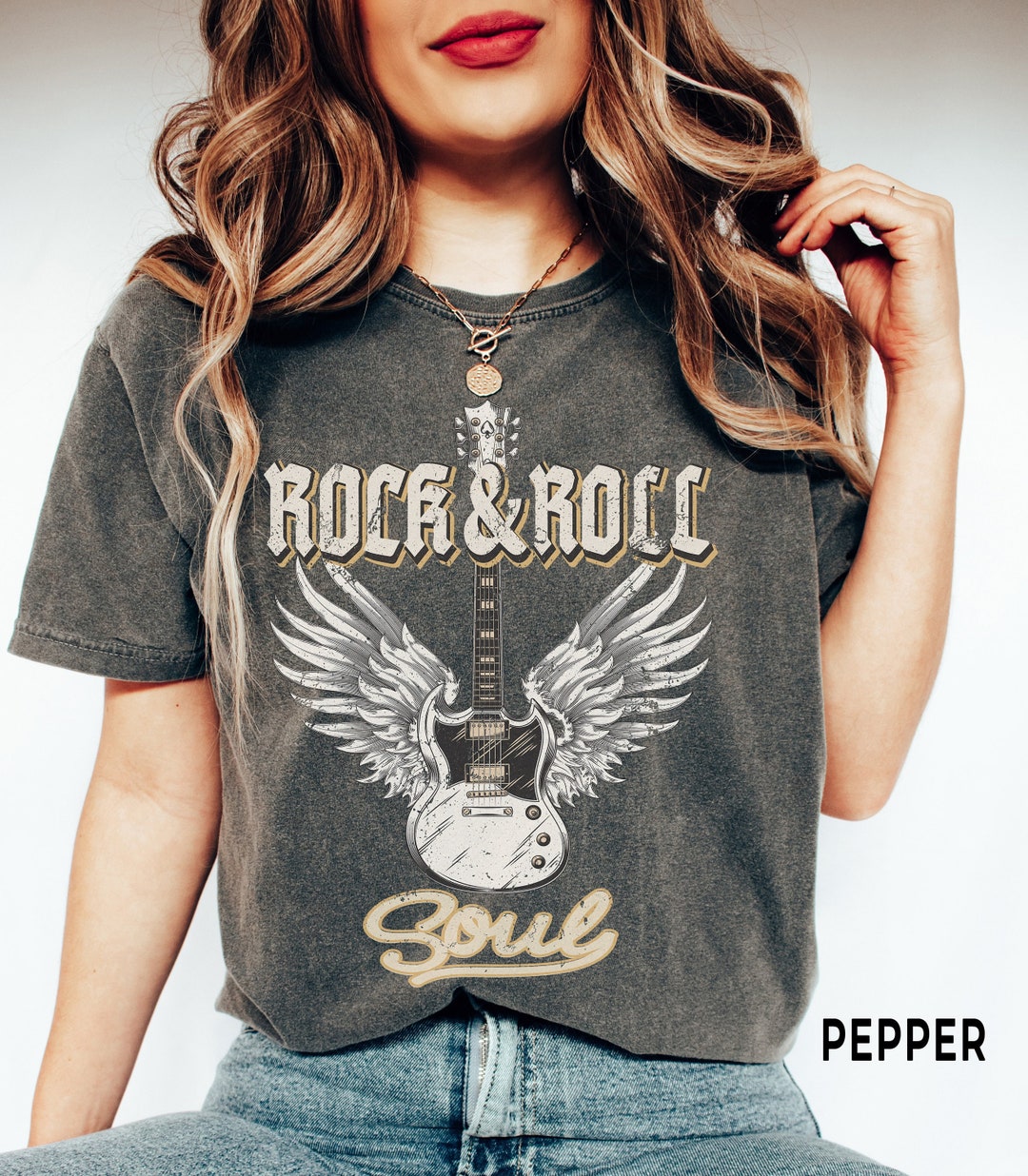 Retro Rock & Roll Soul Shirt, Comfort Colors®, Rock and Roll Tee ...
