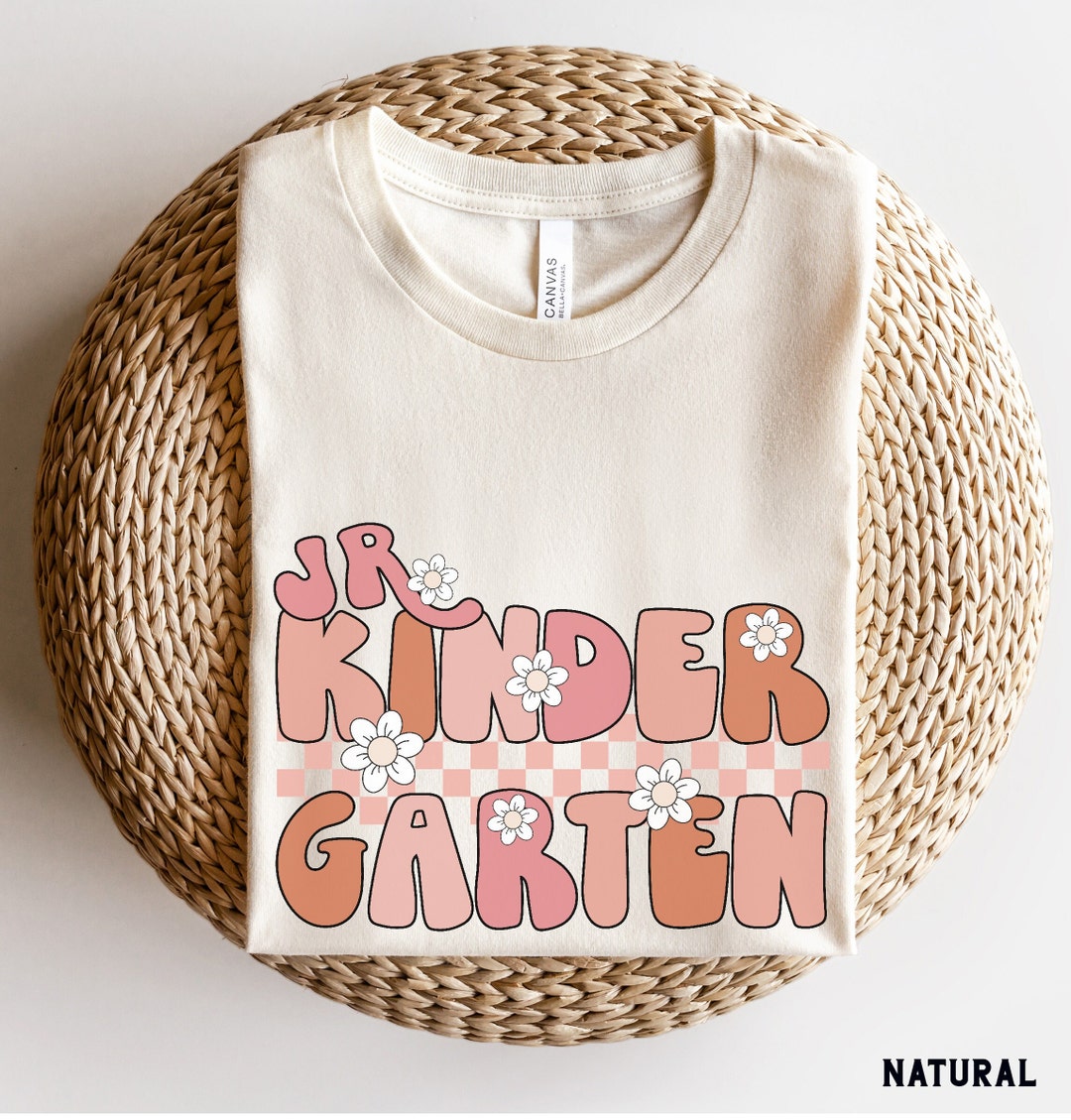 Jr Kindergarten Vibes Shirt, Retro Junior Kindergarten Teacher Shirt ...