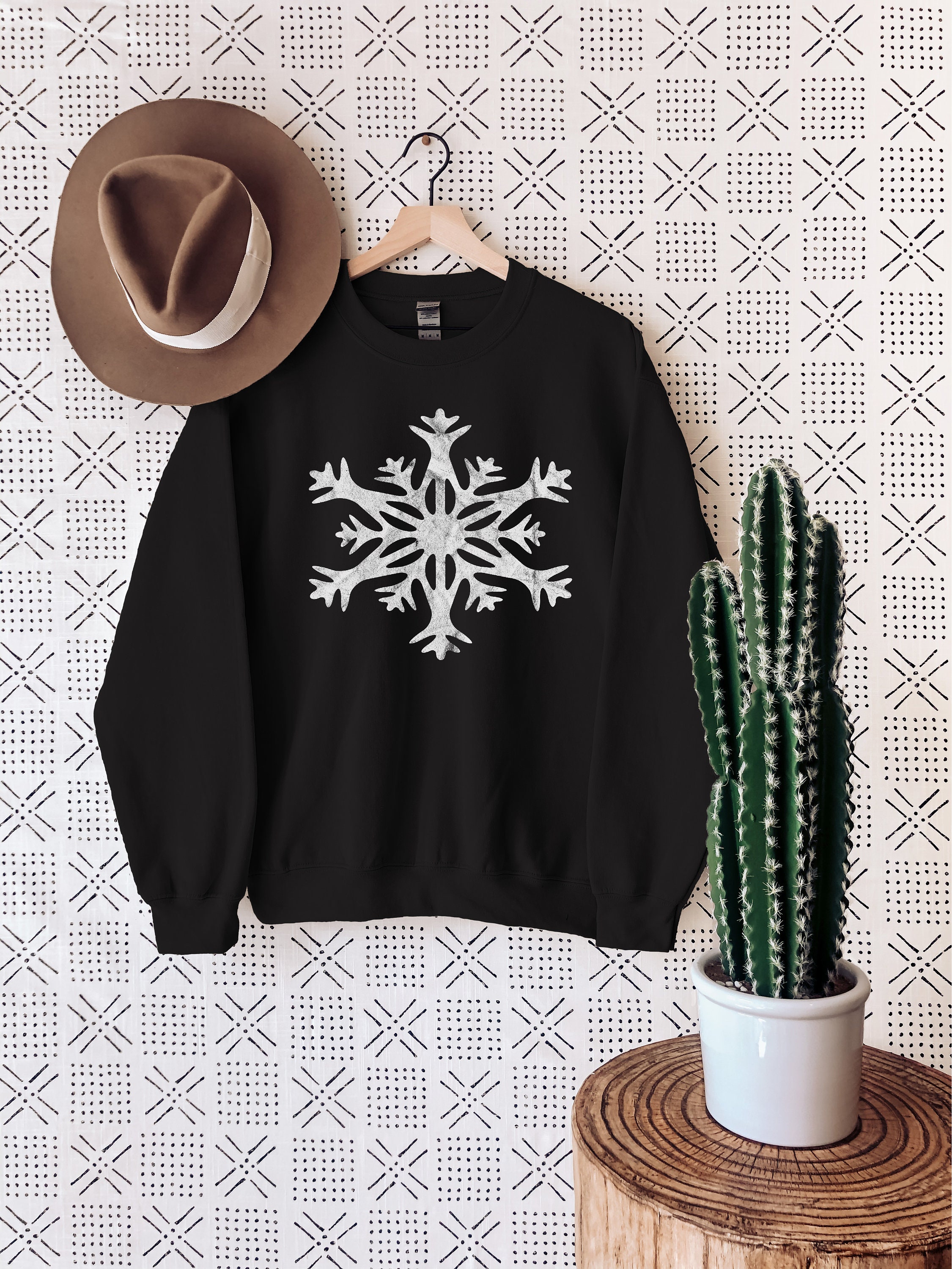 Snowflake Sweatshirt Winter Sweater for Women Holiday - Etsy