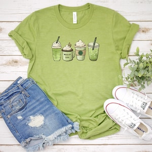 Matcha Shirt, Tea Shirt, Matcha Latte Tee, Tea Lover Shirt, Tea Lover ...