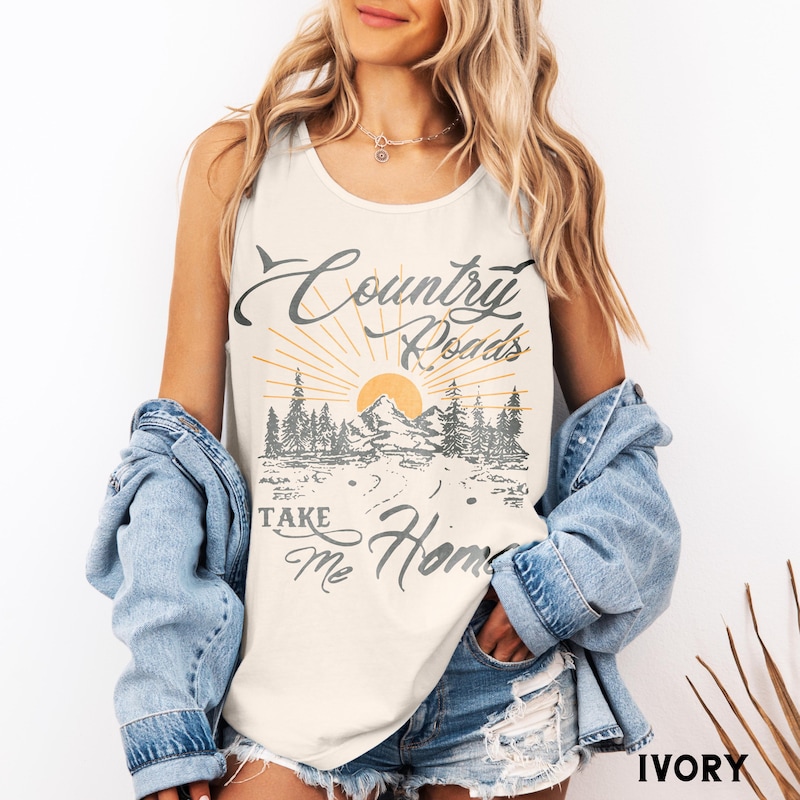 Country Tank Top - Etsy