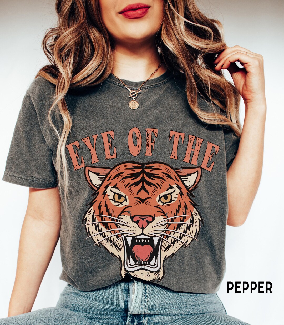 Vintage Tiger Shirt, Comfort Colors® Unisex T-shirt, Sports Fan Game ...