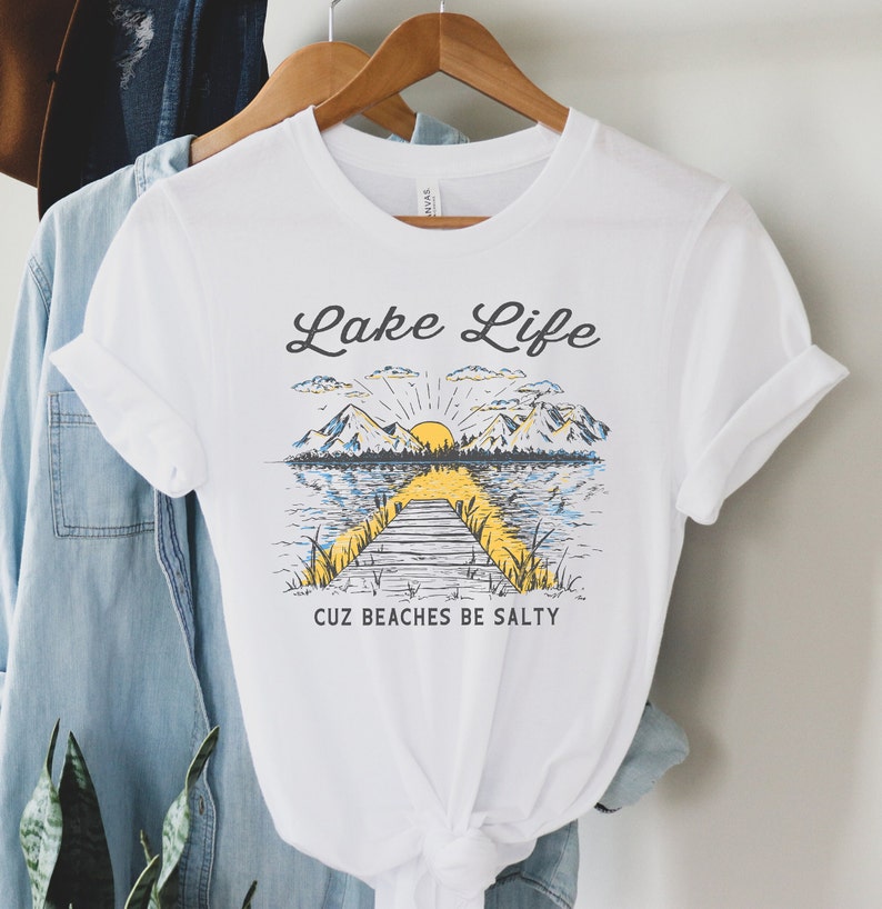 Women's Lake Life Shirt, Funny Lake Shirt for Her, Lake Lover Shirts ...