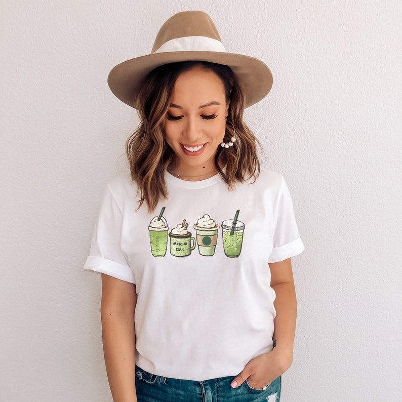 Matcha Shirt Tea Shirt Matcha Latte Tee Tea Lover Shirt - Etsy