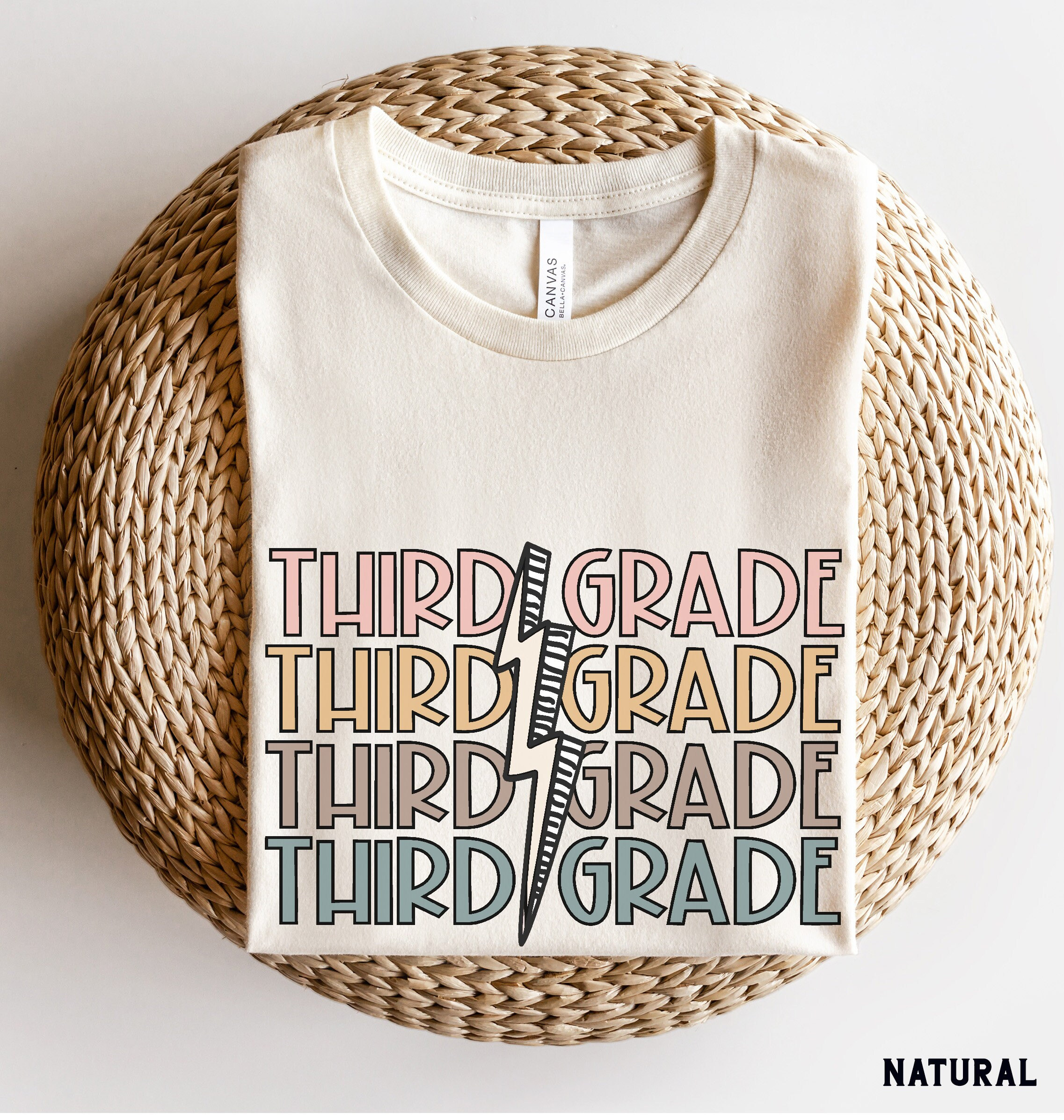 Third Grade Shirt, Retro Third Grade Teacher Shirt, 3rd Grade Team ...