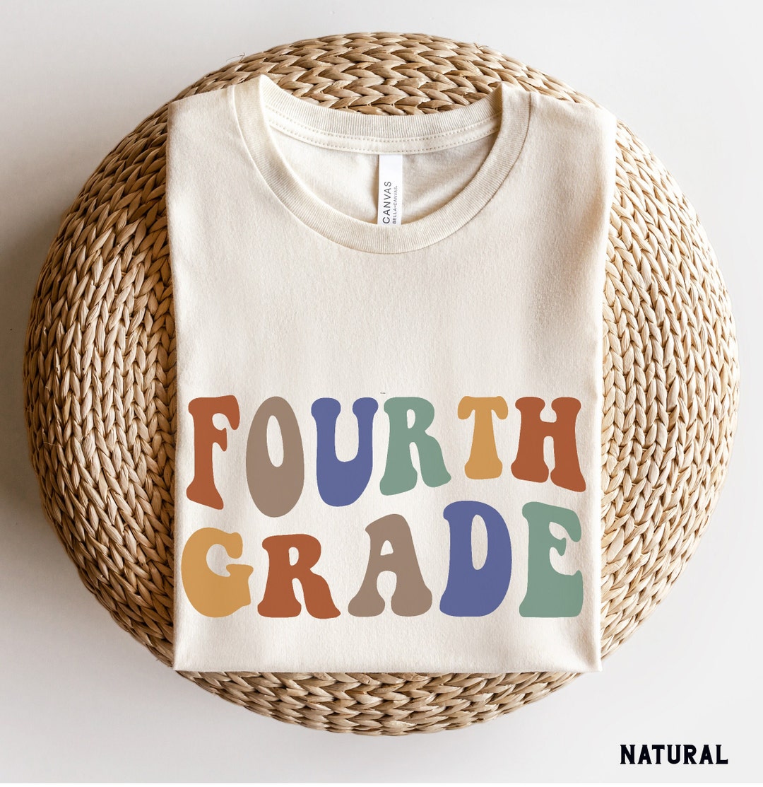 Retro Fourth Grade Shirt, 4th Grade Teacher T Shirt, Teacher Team ...
