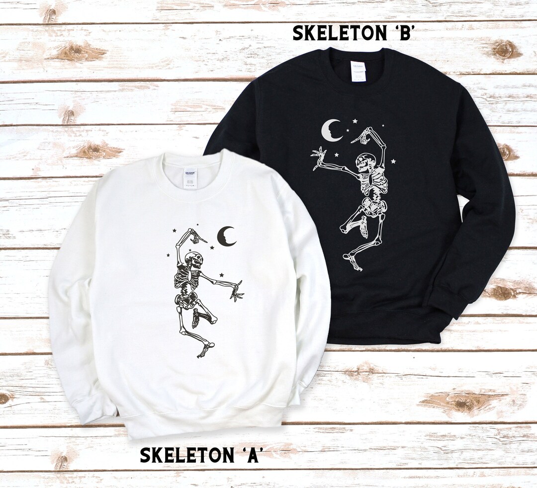 Dancing Skeletons, Matching Halloween Sweatshirt for Men or Women ...