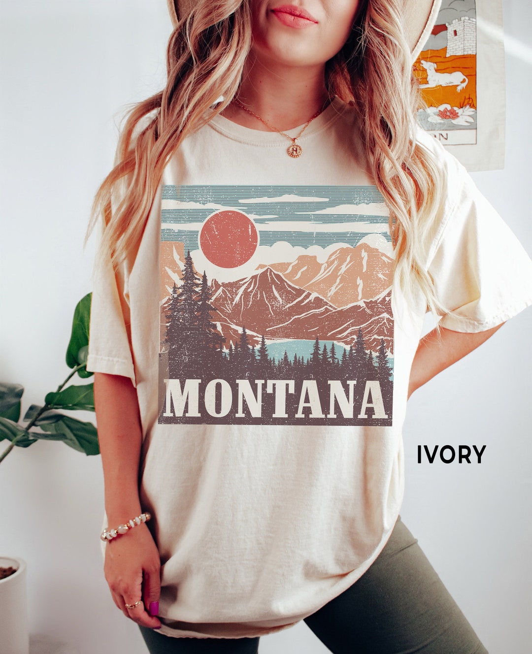 Montana Tee, Comfort Colors® Tee, Western Shirt, Vintage Inspired Tee ...