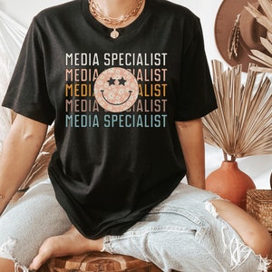 Media Specialist Shirt, Library Squad Tee, Librarian Shirt, Library ...
