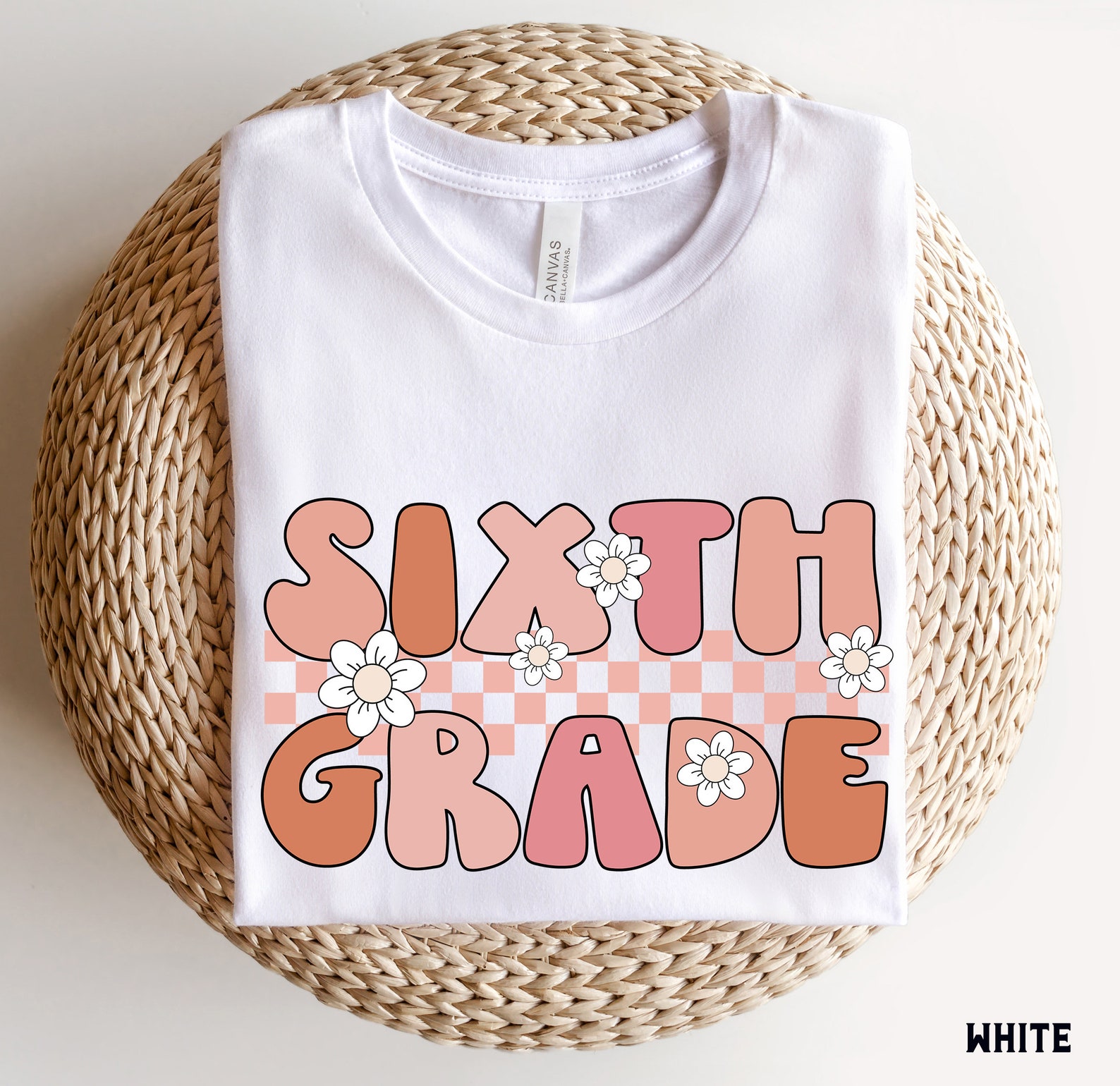 Retro Sixth Grade Shirt, 6th Grade Teacher Tshirt, Teacher Team Shirts ...
