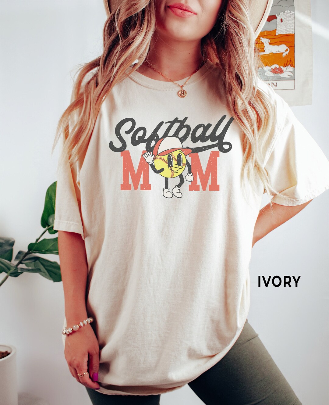 Retro Softball Mom Shirt, Comfort Colors®, Softball Mama Shirt, Retro ...
