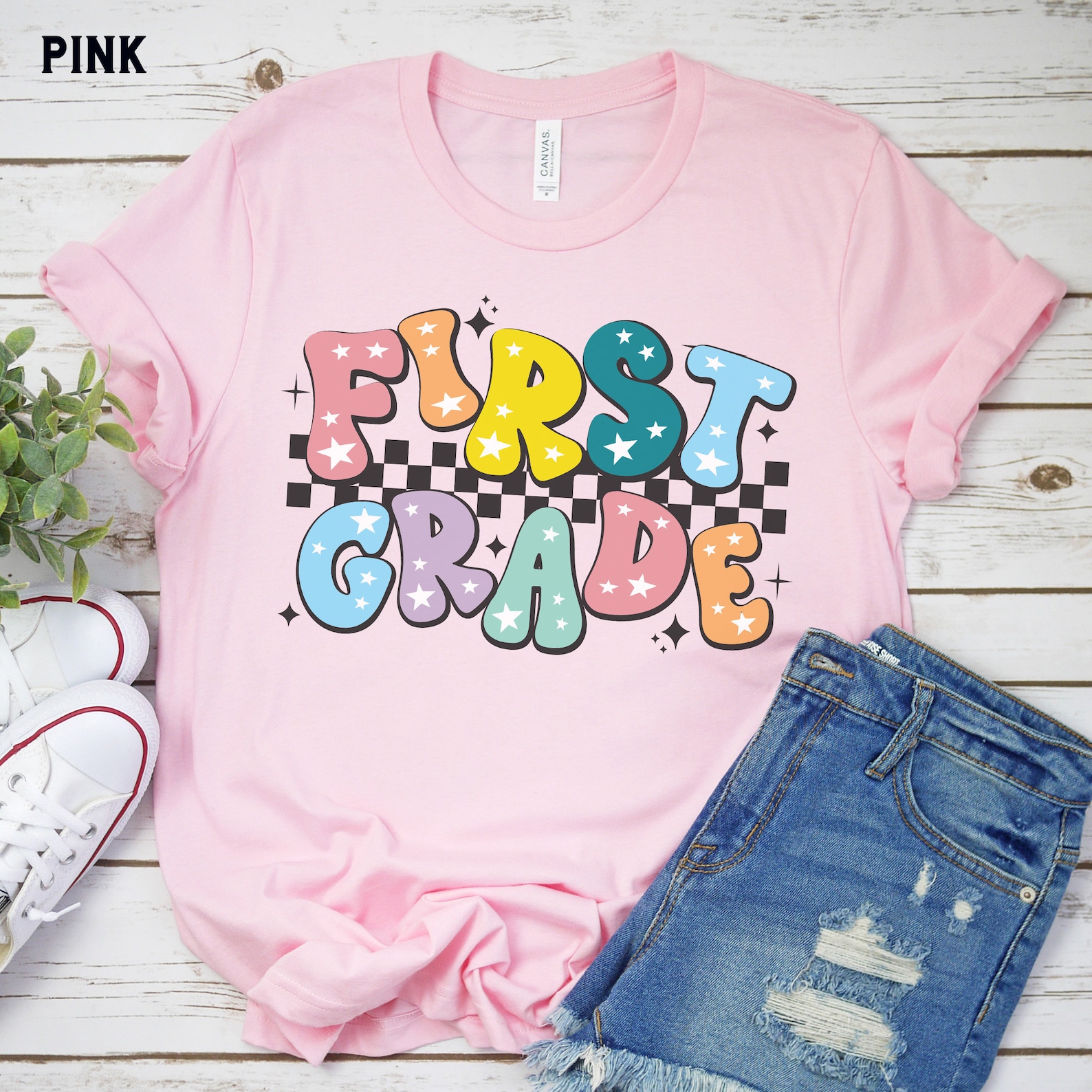 First Grade Shirt, Retro First Grade Teacher Shirt, 1st Grade Team ...
