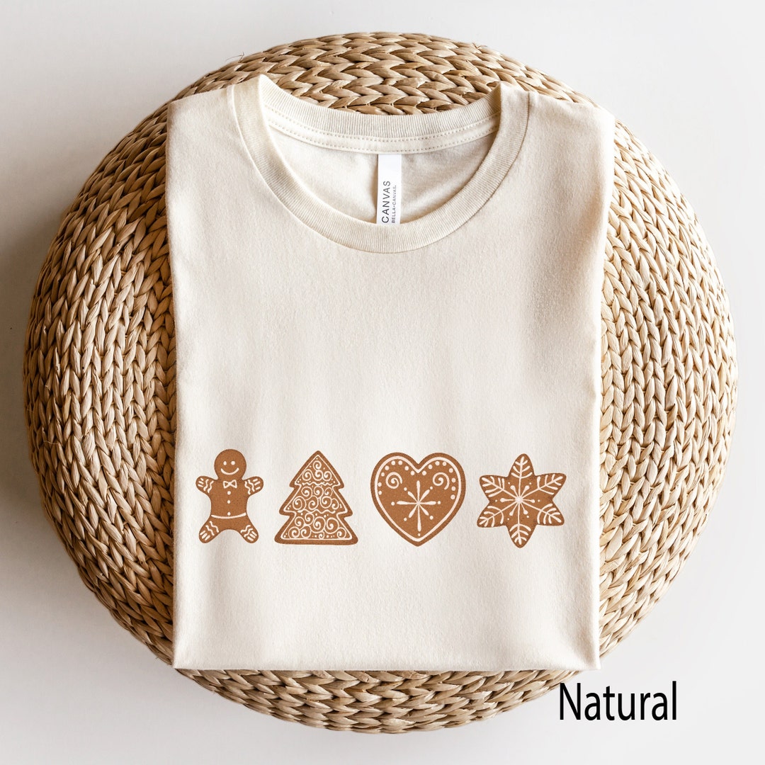 Christmas Shirt for Women Gingerbread Cookies Tee Shirt - Etsy