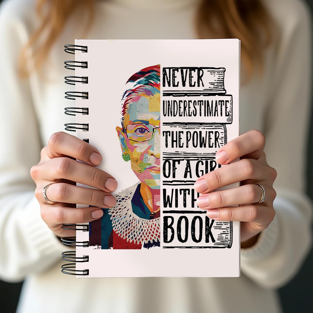Feminist Empowered Woman Notebook, Womens Empowerment Girl Power ...