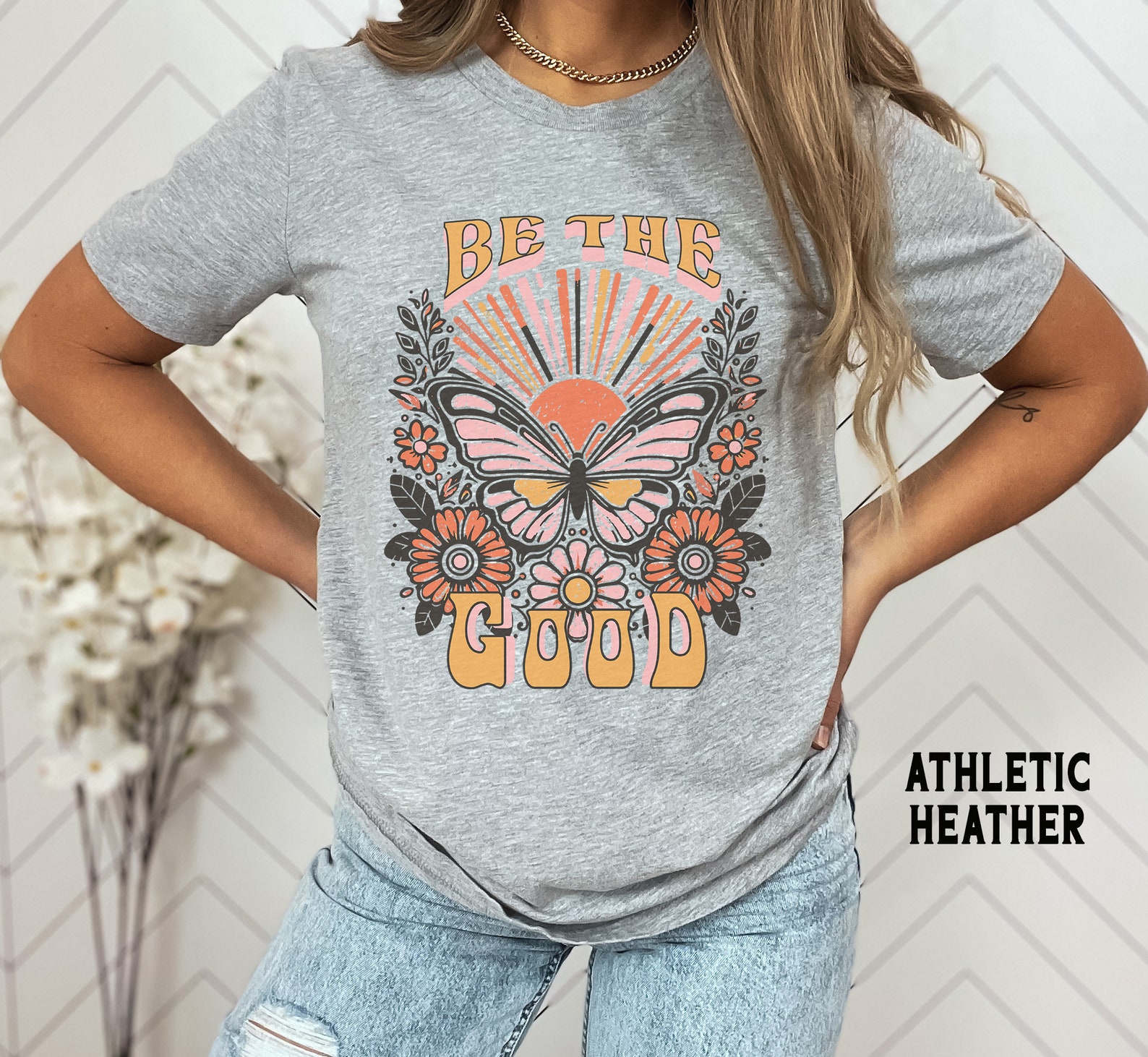 Retro Be the Good Kindness Shirt, Womens Vintage Inspirational Shirt ...