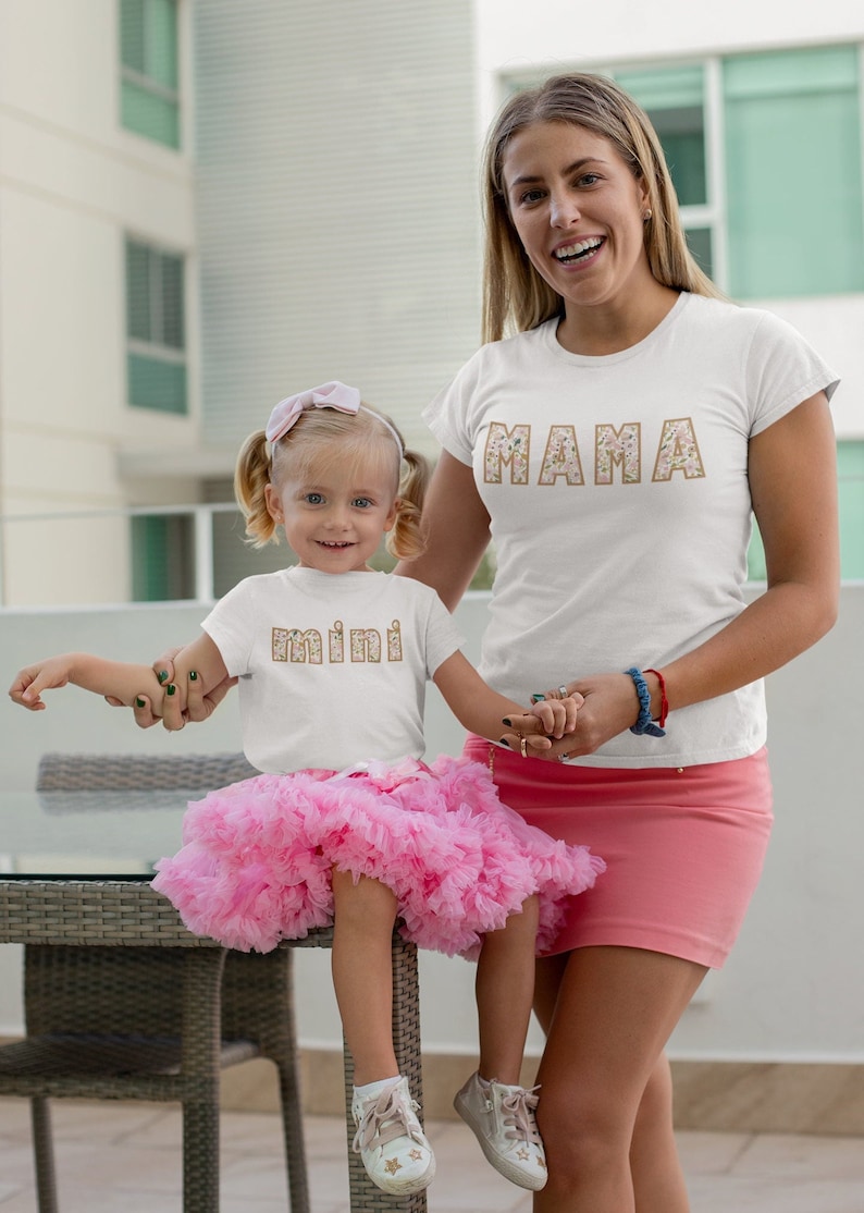 Mommy and Me Matching Outfits Mothers Day Gift Mama Mini - Etsy
