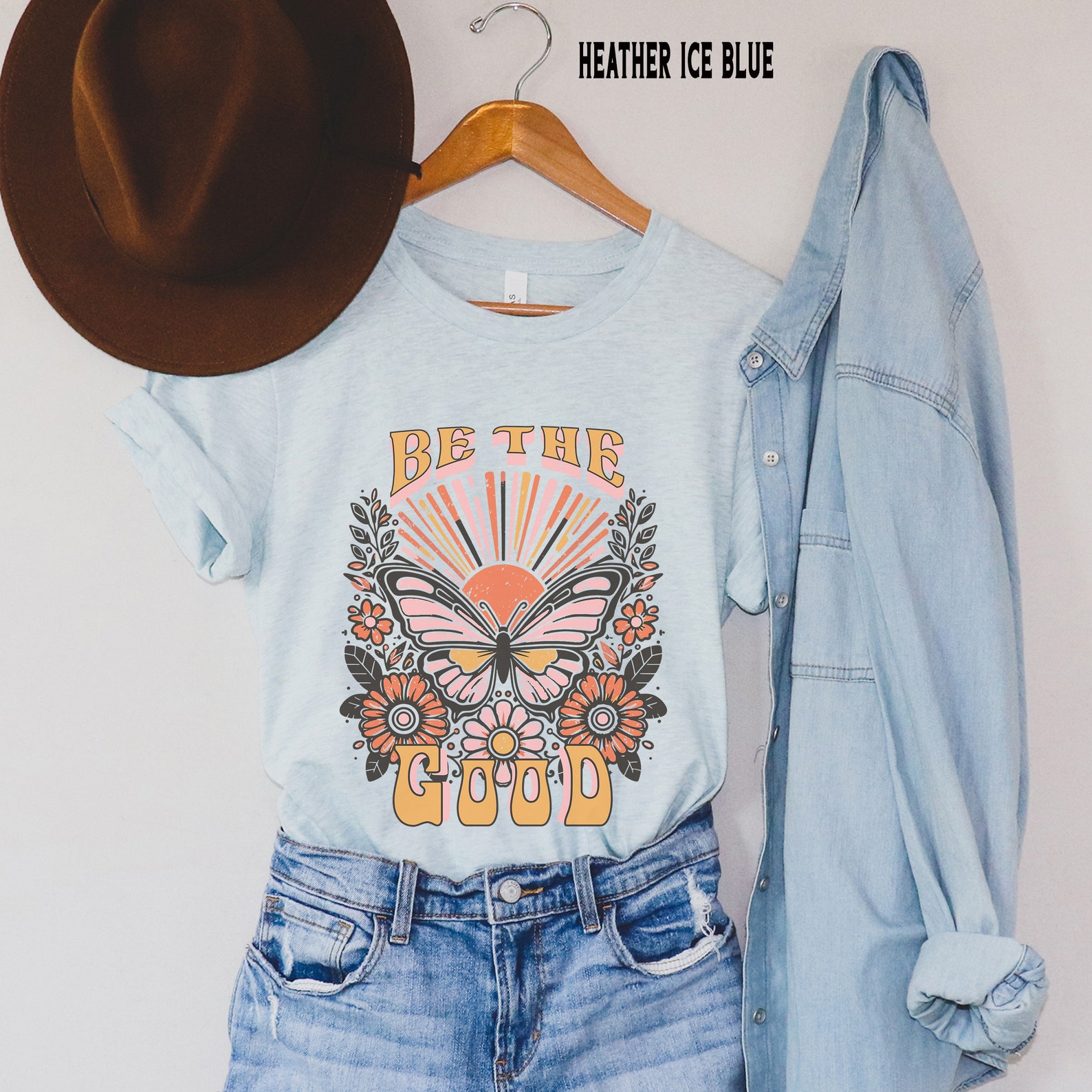 Retro Be the Good Kindness Shirt, Womens Vintage Inspirational Shirt ...