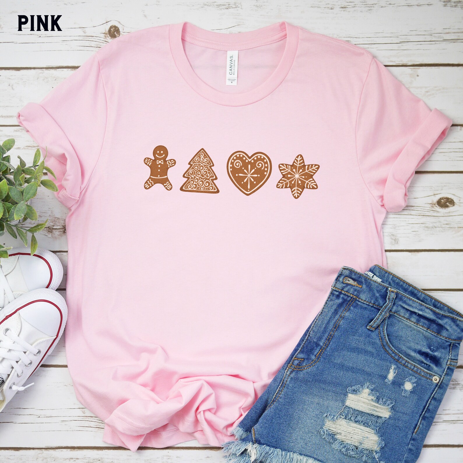 Christmas Shirt for Women, Gingerbread Cookies Shirt, Christmas Tshirt ...