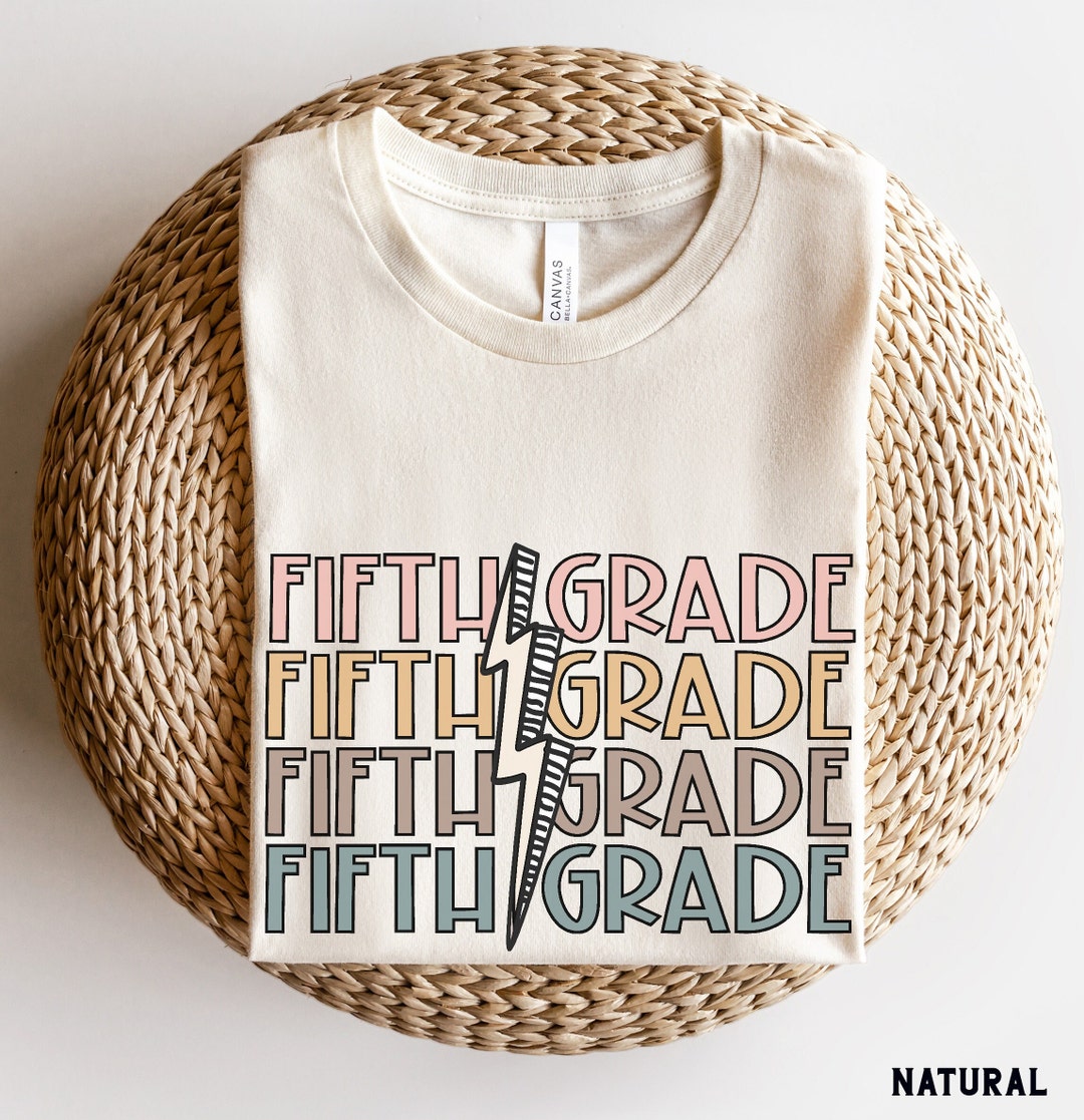 Fifth Grade Shirt, Retro Fifth Grade Teacher Shirt, 5th Grade Team ...