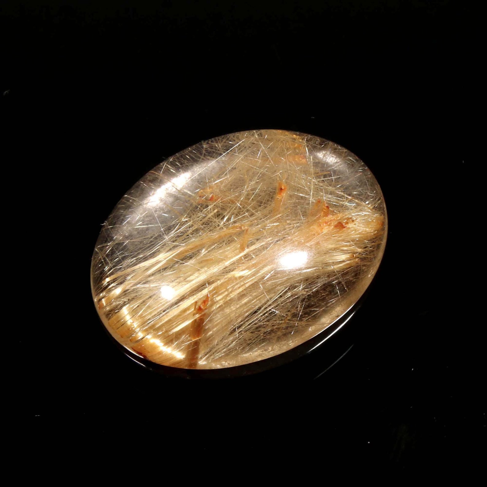 12 ct oro natural rutilo de cuarzo rúchon suelto piedra | Etsy