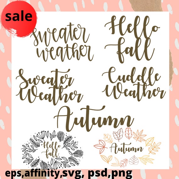 Sweater Weather svg Fall svg Fall svg File Fall Shirt svg | Etsy