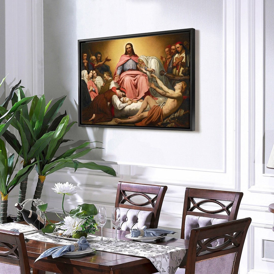 Ary Scheffer,christus Consolator, 1851,large Wall Art,framed Wall Art ...